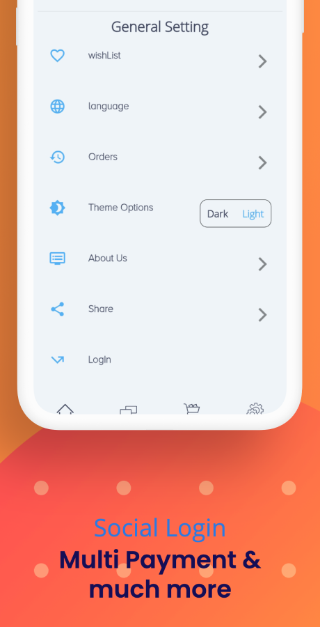 Flutter WooCommerce Android & Ios Restaurant Food App. Customer Mobile App by ApplipieApps